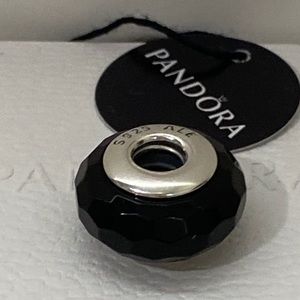 Pandora | Jewelry | Black Pandora Murano Glass Halloween Charm 7969 ...